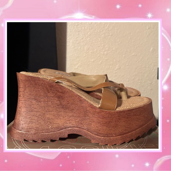Soda | Shoes | Vintage 9s Y2k Chunky Platform Wedges | Poshmark